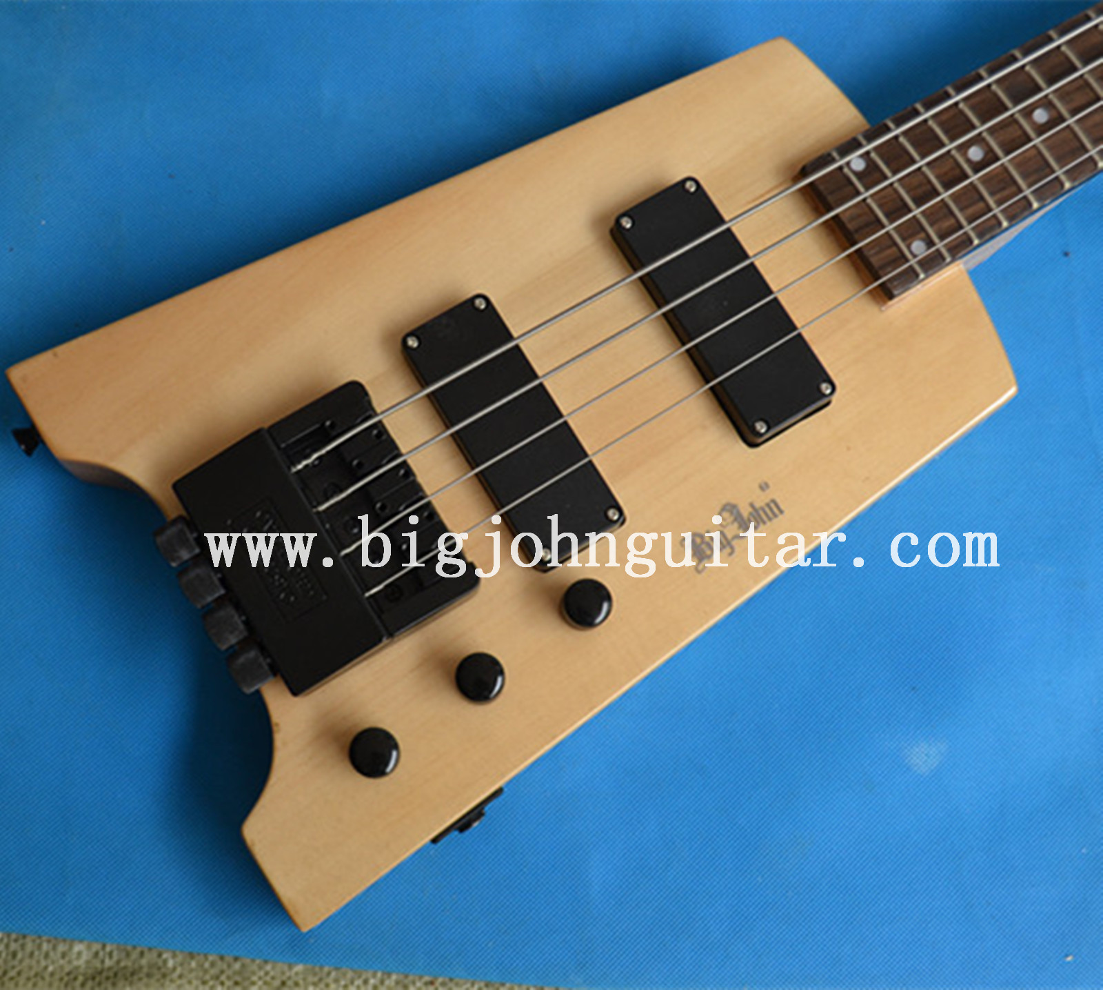 Natural headless electric bass guitar 4 Strings 3147 [3147] - $279.00 ...